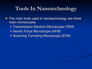 Nanotechnology by sanchit sharma | PPT