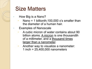 Nanotechnology | PPT