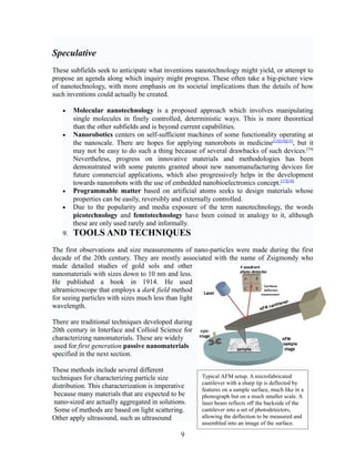 Nanotechnology | PDF | Chemistry | Science