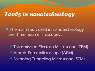 Nano technology | PPT