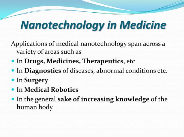 Nanotechnology | PPTX