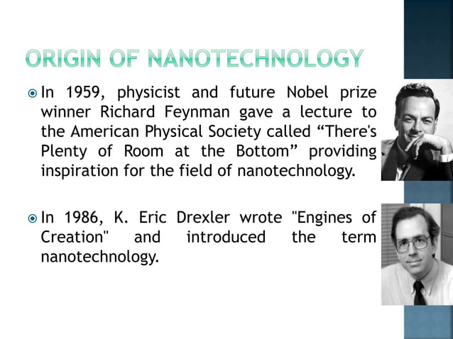 Nano technology | PPTX | Physics | Science