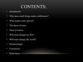 Nano technology | PPT