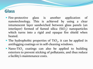 Application Of Nanotechnology In Civil Engineering | PPTX