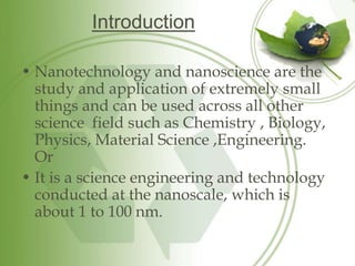Nanotechnology | PPTX