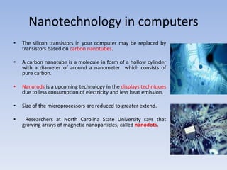 Nanotechnology by abhishek mahajan | PPTX