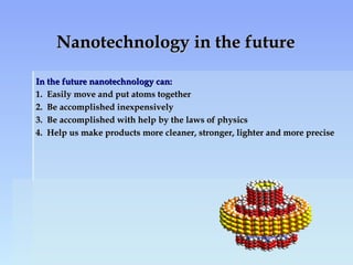Nanotechnology Future Products