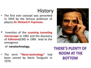 Nanotechnology And its Application in various field. | PPTX