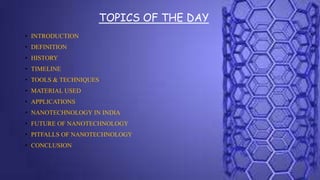 Nanotechnology | PPTX