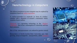 Nanotechnology | PPTX