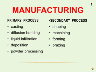 Nano technology METAL MATRIX COMPOSITE | PPT