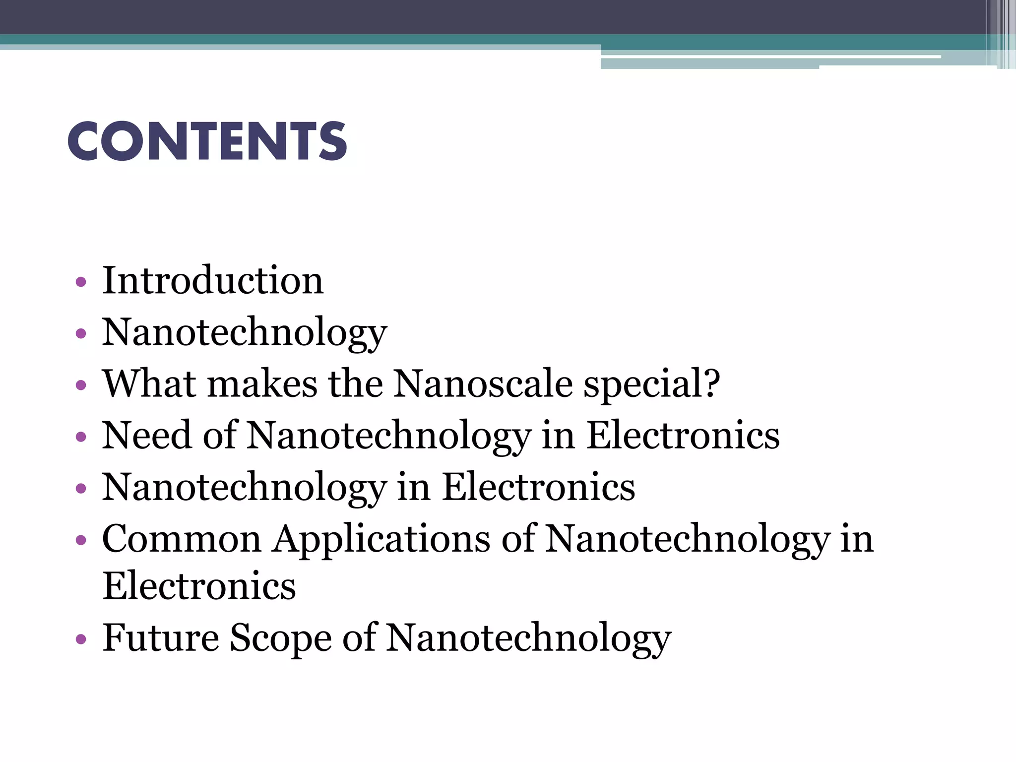 Nano technology | PPTX