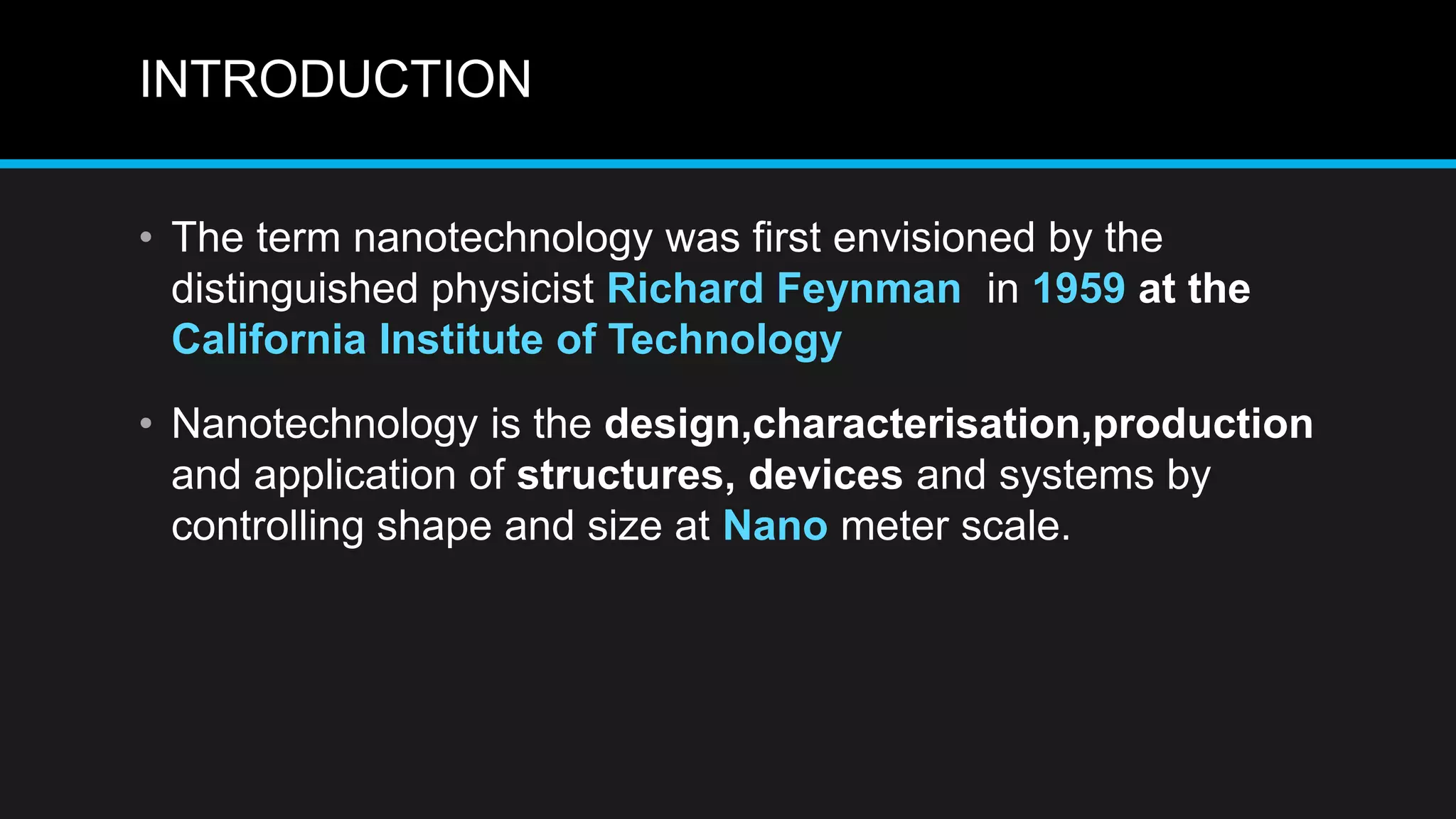 Nano technology | PPTX