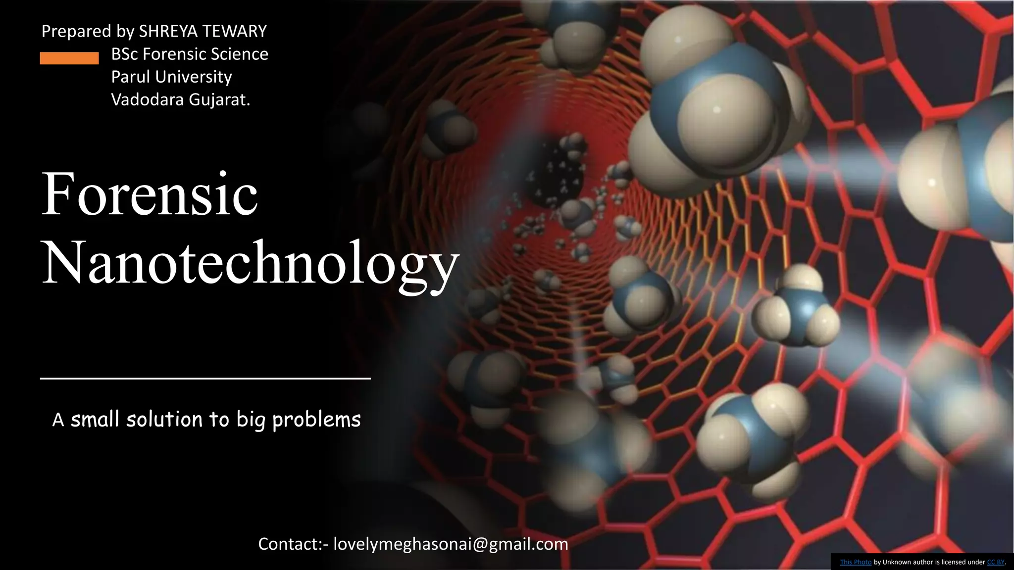 Forensic Nanotechnology | PPTX