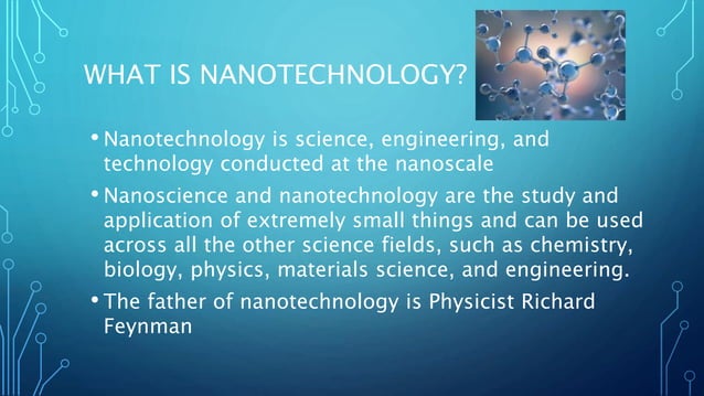 nanotechnology.pptx | Chemistry | Science