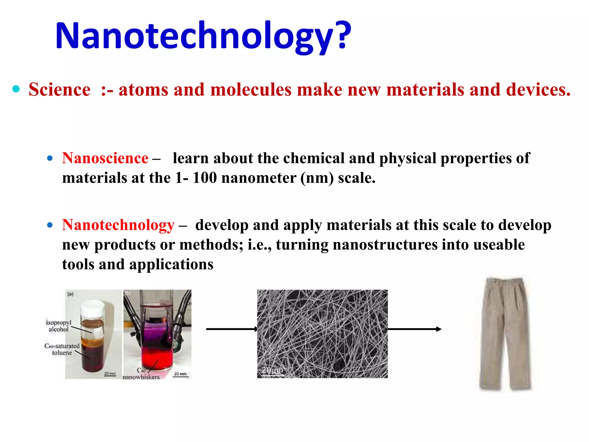 Nanotechnology chemistry of colours | PPT