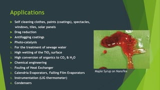Lotus Effect in Nanotechnology | PPTX