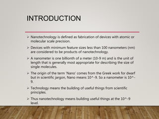 Nanotechnology the Advanced Science | PPTX