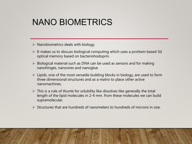 Nanotechnology the Advanced Science | PPT