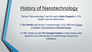 Nano technology | PPTX
