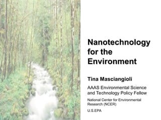 nanotechnology applications and environmental impact.ppt