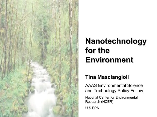 nanotechnology applications and environmental impact.ppt