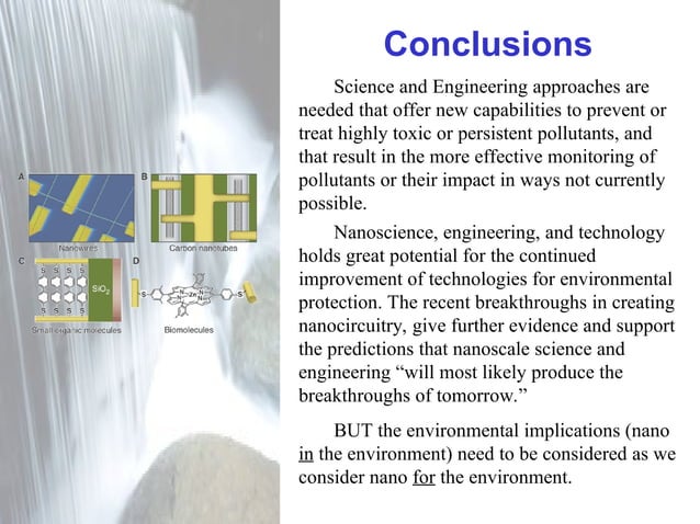 nanotechnology applications and environmental impact.ppt