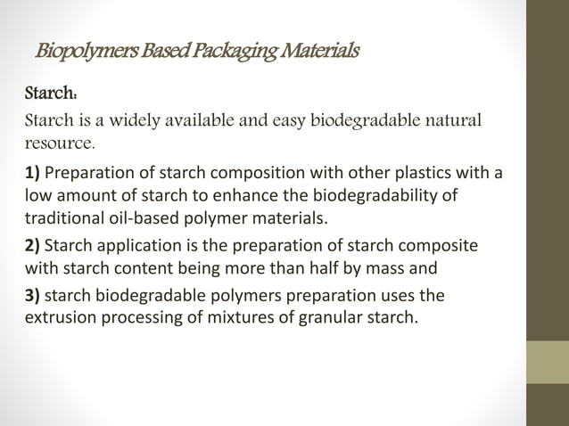 Nano technology based bio degradable plastics | PPTX