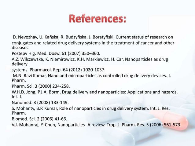Nanotechnology based drug delivery | PPTX