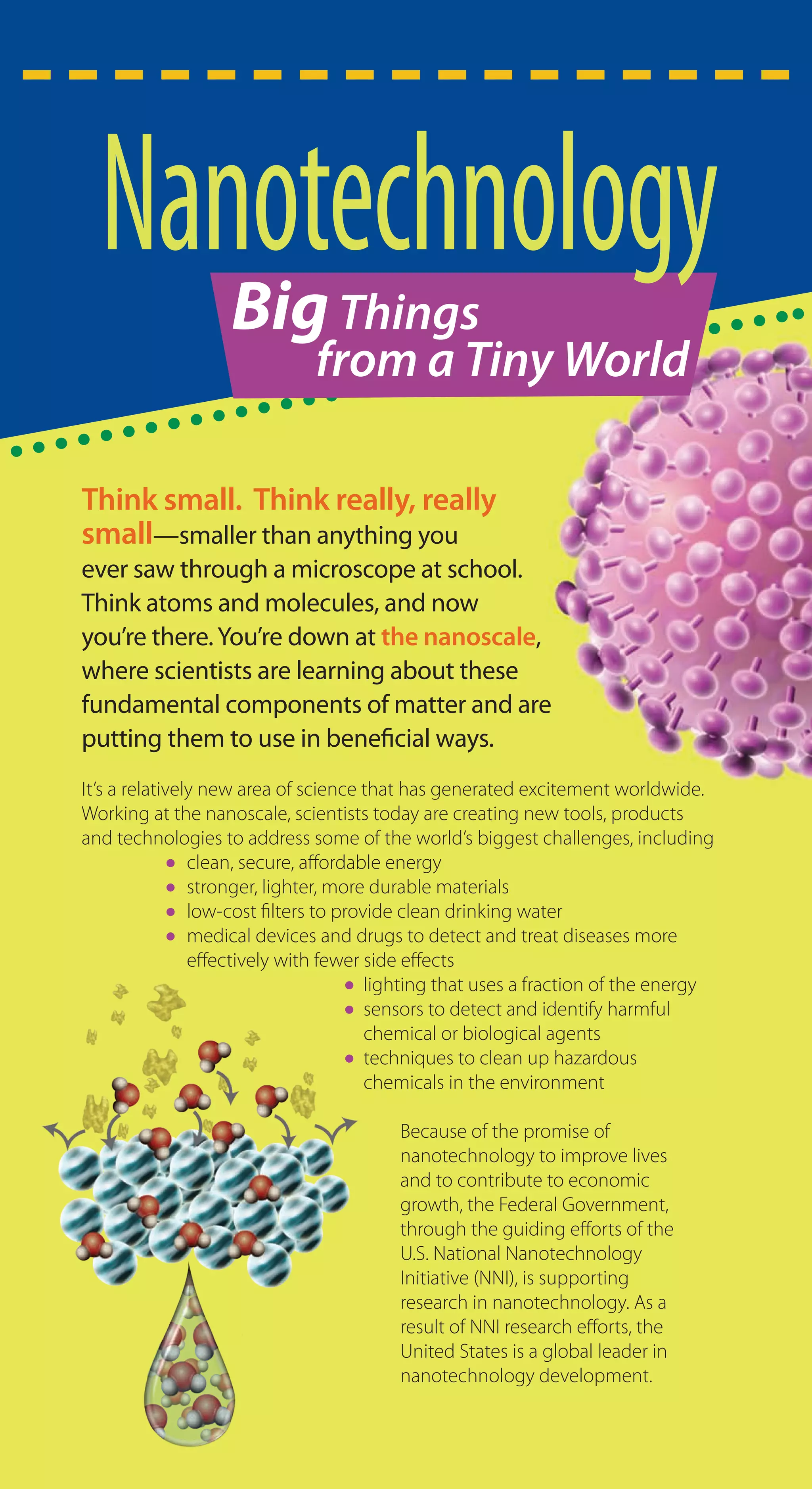 Nanotechnology bigthingsfromatinyworld print | PDF