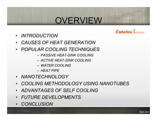 Nano technology cooling full ppt | PDF | Science