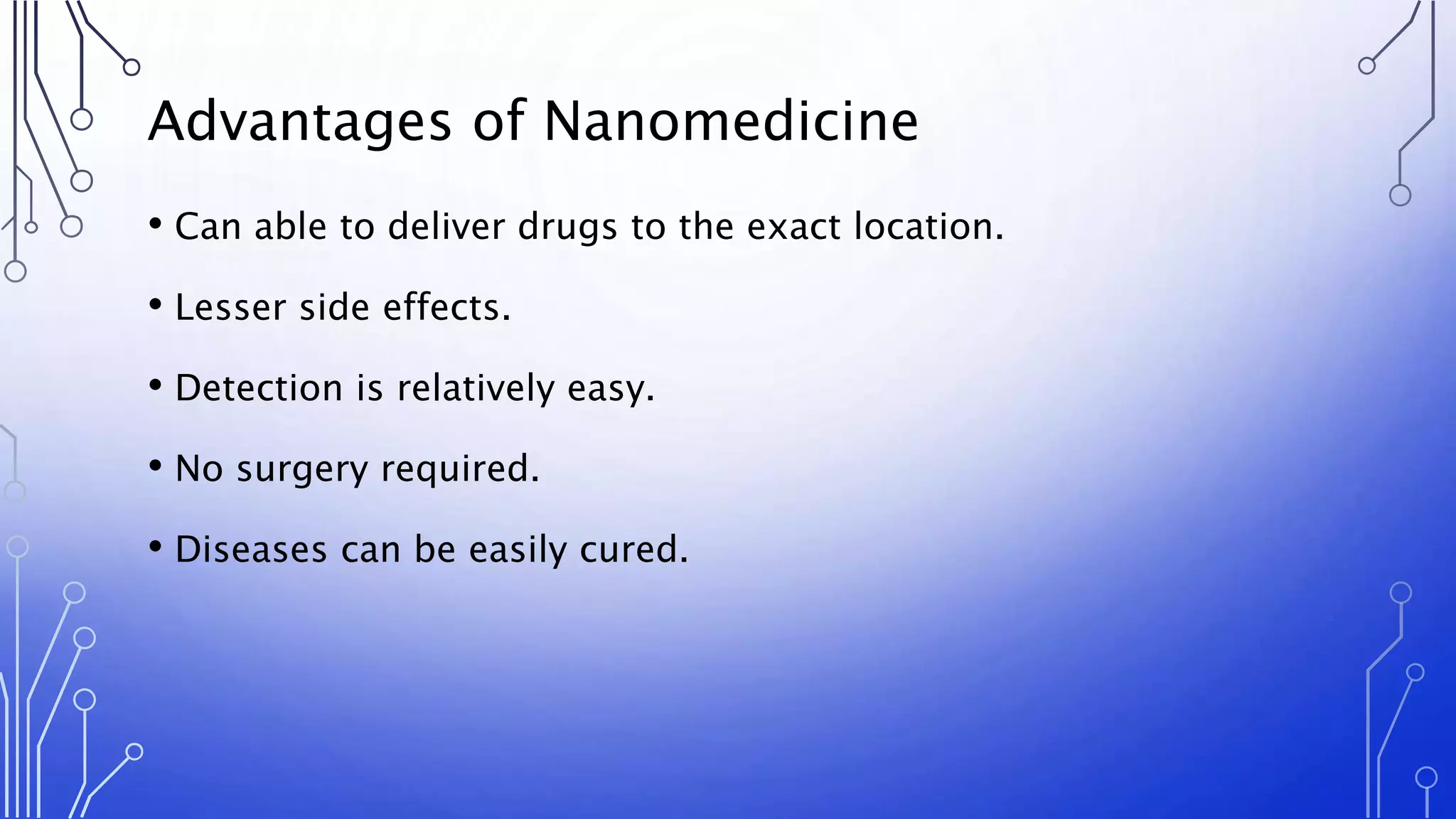 Nano technology for medicine | PPTX