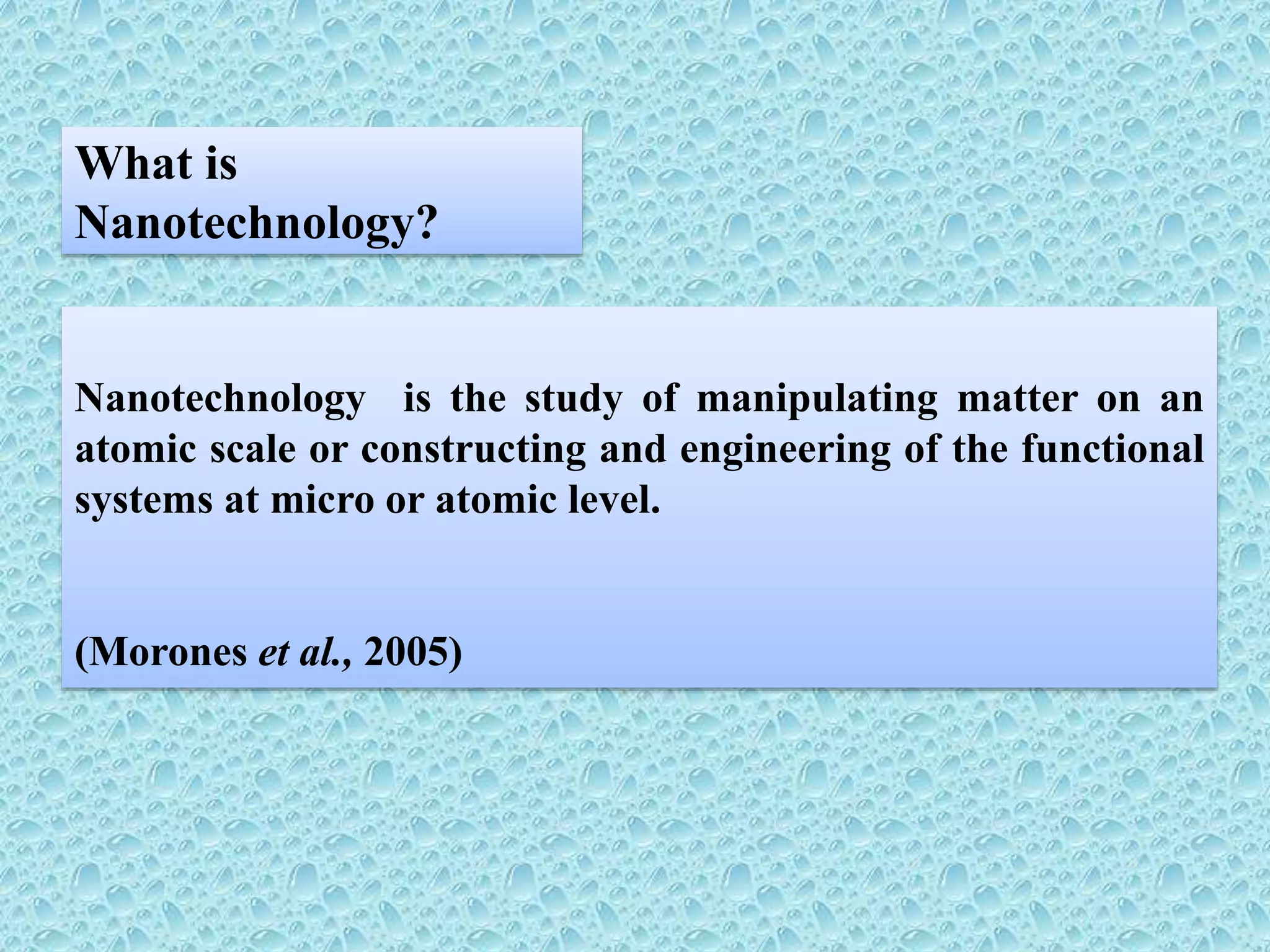 Nanotechnology for the improvement of vegetable crops | PPTX