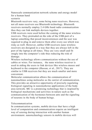 Nanotechnology for Wireless and Telecommunications .docx