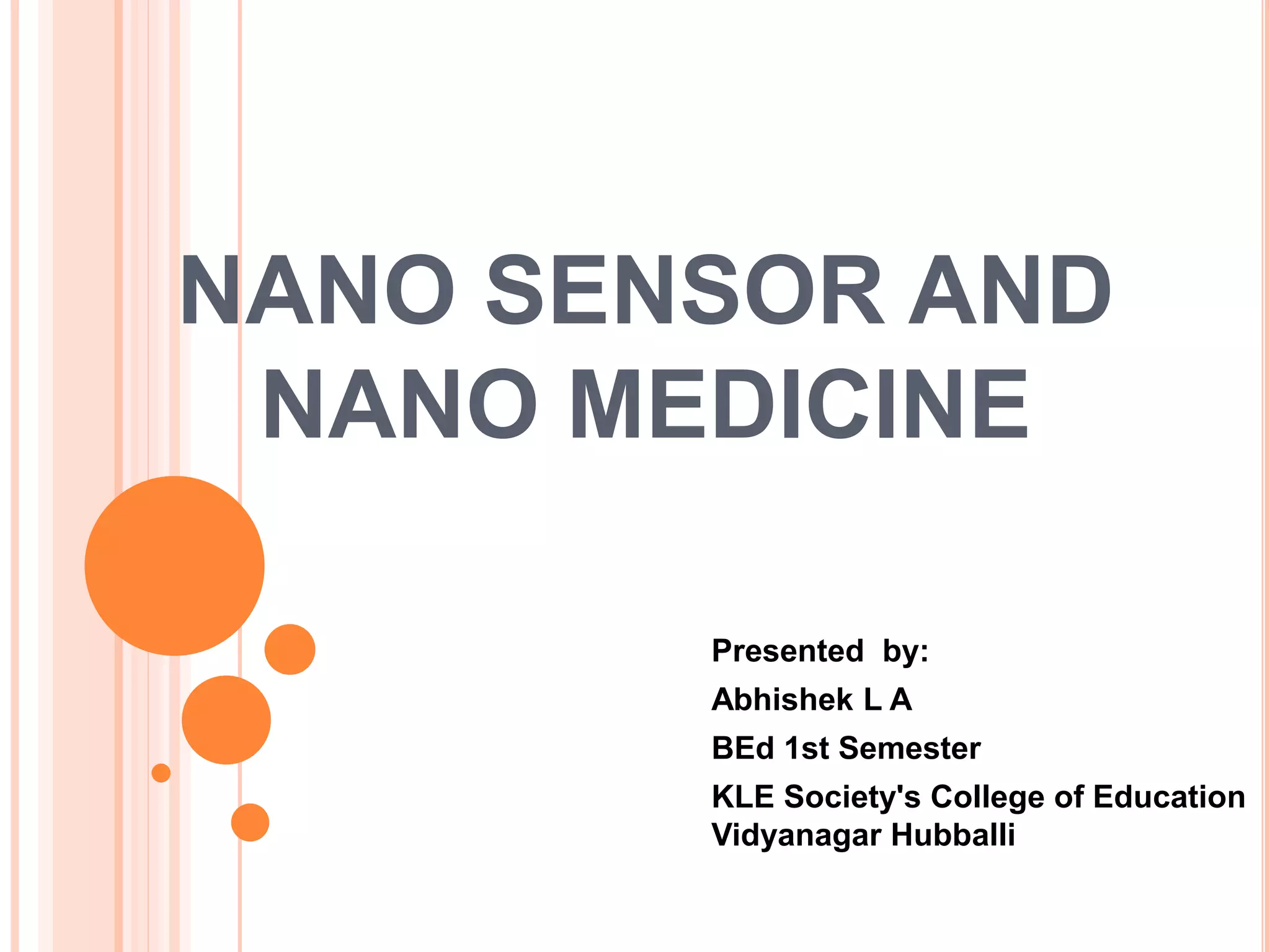 Nanotechnology ict ppt | PPT