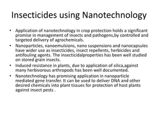Nanotechnology in agriculture ,animal husbandry and food | PPTX ...