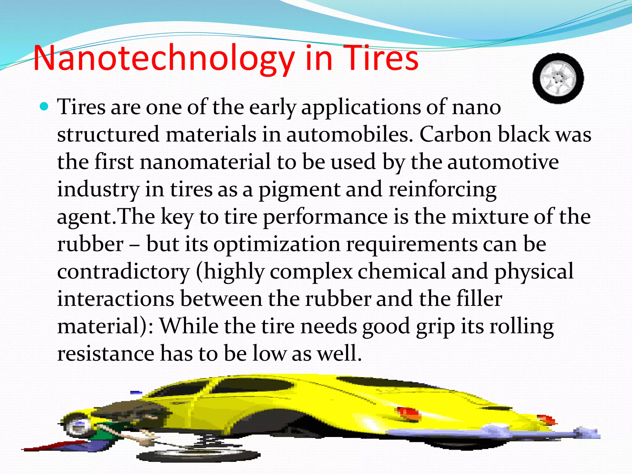 Nanotechnology in automobiles ppt | PPTX