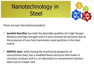 Nanotechnology in building construction materials | PDF
