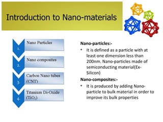Nanotechnology in building construction materials | PDF