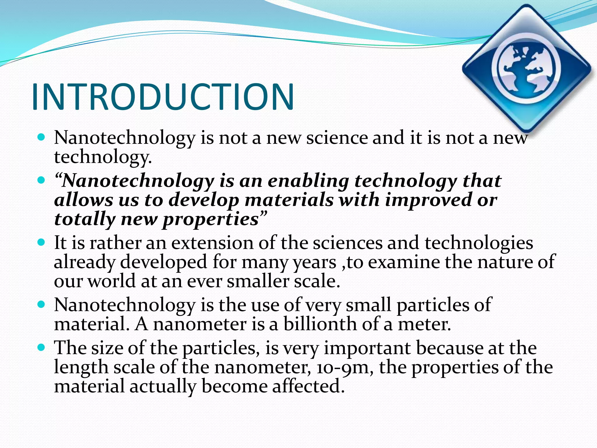 Nanotechnology In Civil Engineering | PPTX