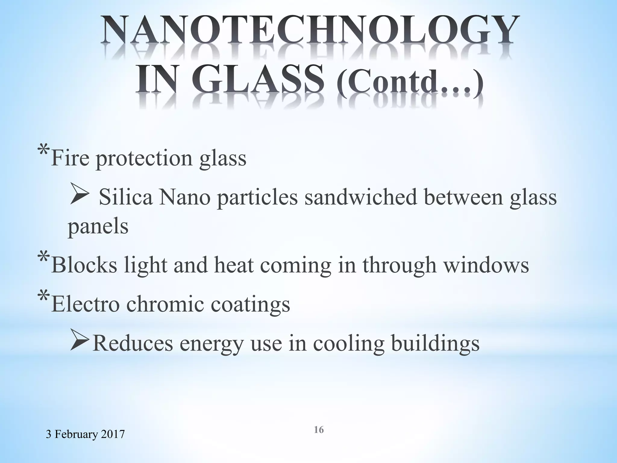 Nanotechnology in civil engineering | PPTX