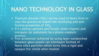 Nano Technology in Civil Engineering | PPTX