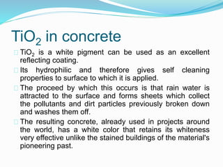 Nanotechnology in civil engineering | PPT