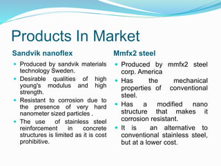 Nanotechnology in civil engineering0 | PPTX