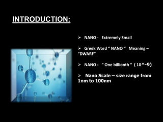 Nano technology in construction | PPT
