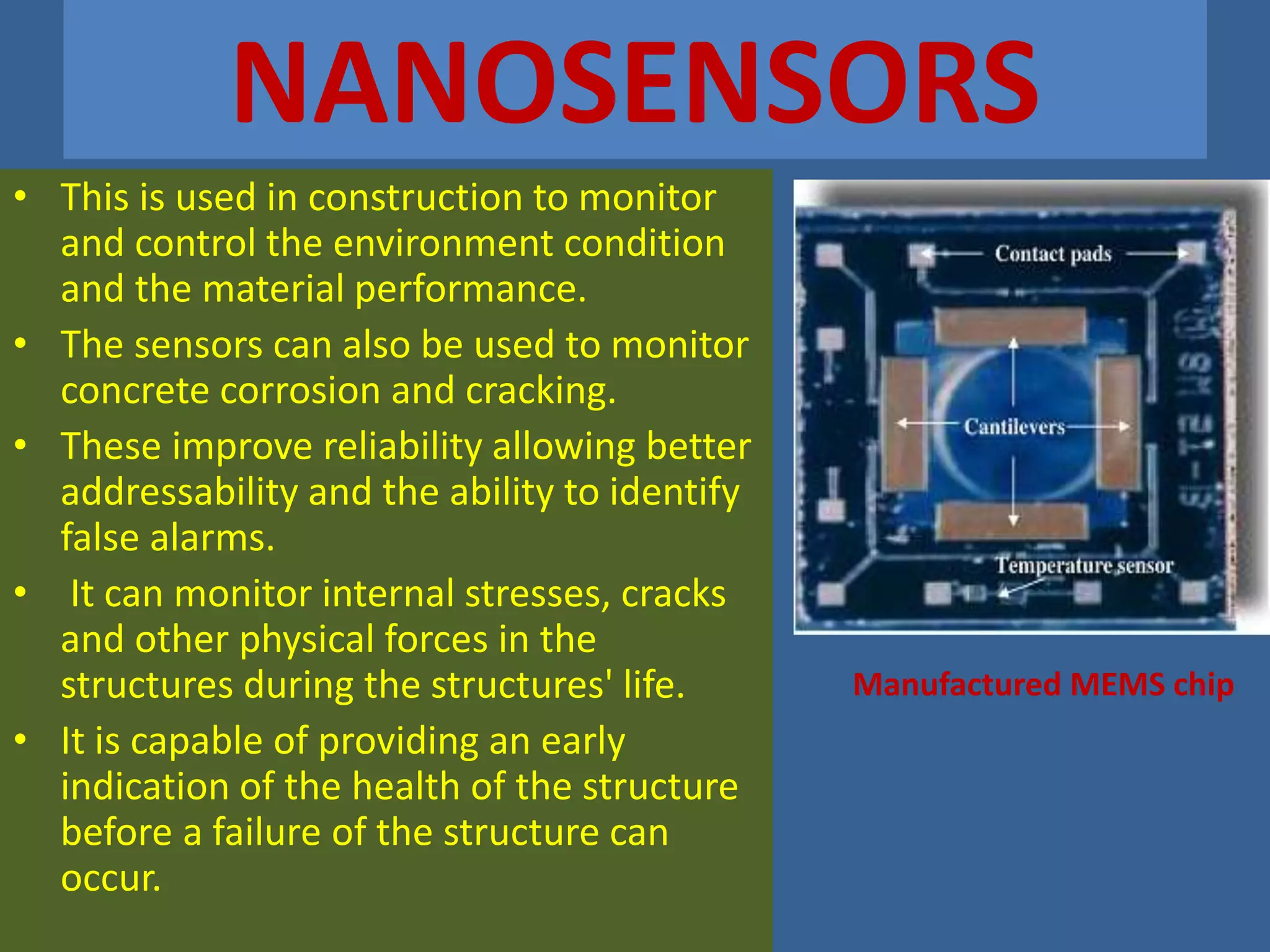 Nanotechnology in construction materioal | PPT