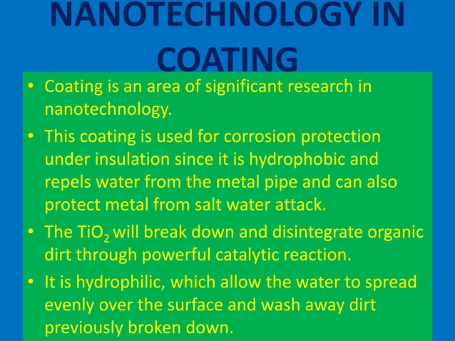 Nanotechnology in construction materioal | PPT