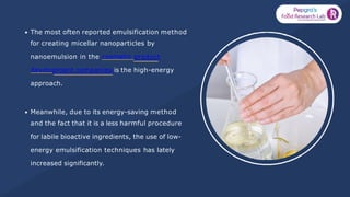 Cosmetic Product Development using Nano Technology - FoodResearchLab | PPTX