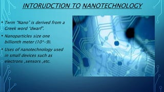 Nanotechnology in dentistry | PPTX