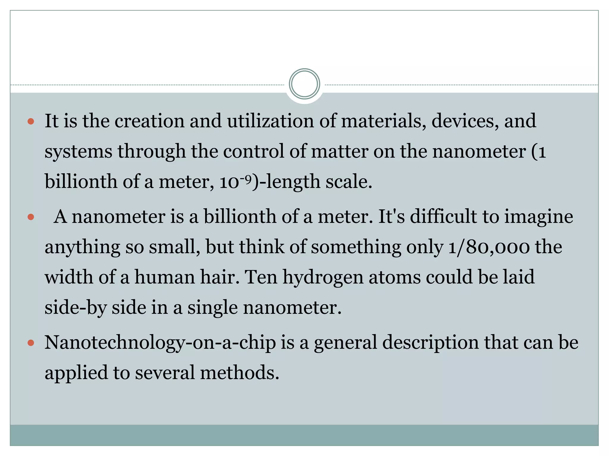Nanotechnology in diagnostic pathology | PPTX